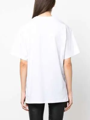 Moschino Teddy Bear-print Cotton T-shirt - White
