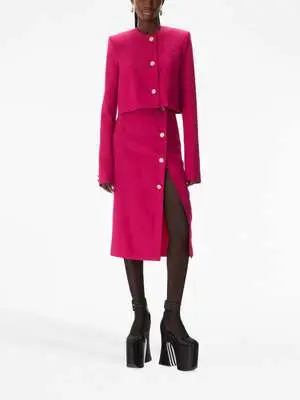 Nina Ricci High-waisted Wool Pencil Skirt