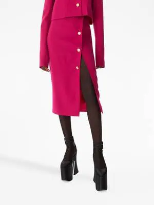 Nina Ricci High-waisted Wool Pencil Skirt