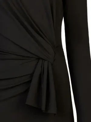 Nina Ricci Long-sleeve Draped Wrap Top