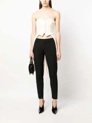 Moschino Asymmetric Virgin-wool Top