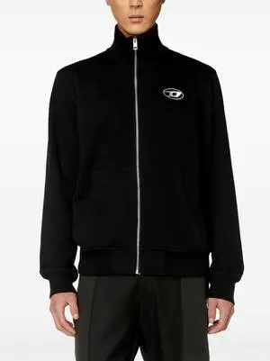 DIESEL® S-ginni-zip-od Sweatshirt - Black