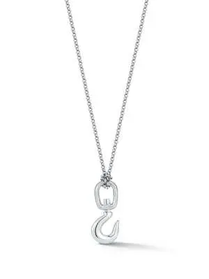 Mateo Hook Pendant Necklace - Silver