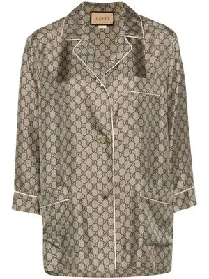 Gucci Cuffed Shirts For Women