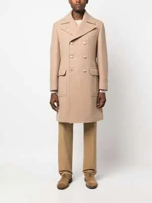 Brunello Cucinelli Double-breasted Wool-blend Coat