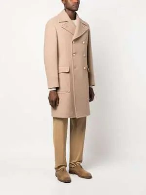 Brunello Cucinelli Double-breasted Wool-blend Coat