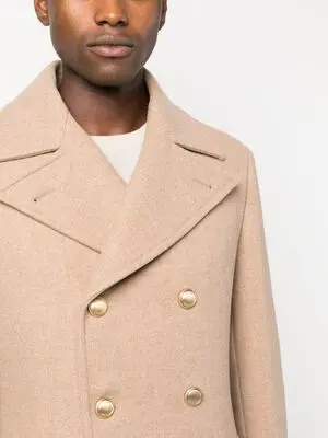 Brunello Cucinelli Double-breasted Wool-blend Coat