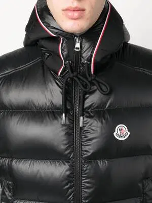 Moncler Logo Patch Quilted Hooded Gilet