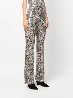 Liu Jo Sequin-embellished Trousers - Neutrals