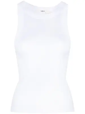 Ba&sh Fine-ribbed Cotton Tank Top