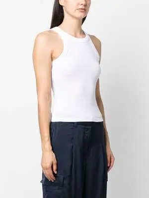 Ba&sh Fine-ribbed Cotton Tank Top