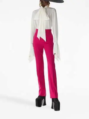 Nina Ricci Pussy-bow Silk Shirt