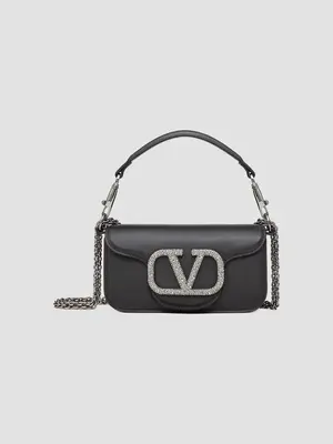 Valentino Garavani Locò Shoulder Bag - Black