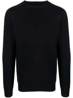 DONDUP Long-sleeve Knitted Wool Jumper - Blue