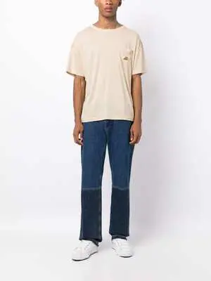 ADVISORY BOARD CRYSTALS Logo-patch Short-sleeve T-shirt - Neutrals