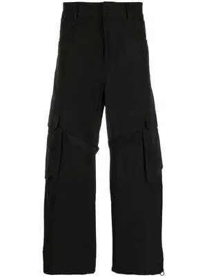44 LABEL GROUP Cargo-pocket Cotton-blend Trousers