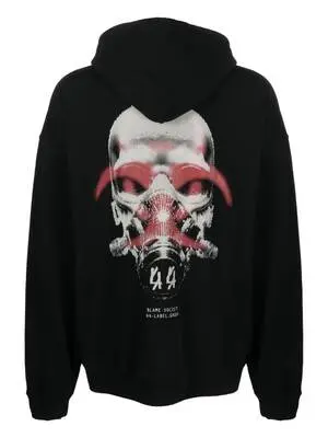 44 LABEL GROUP Logo-print Cotton Hoodie