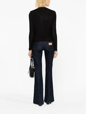 IRO PARIS Shavani Fringed-hem Tweed Jacket - Black