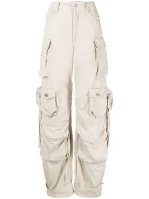 Attico High-waisted Cargo Trousers