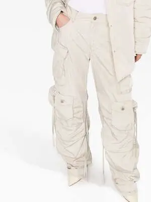Attico High-waisted Cargo Trousers