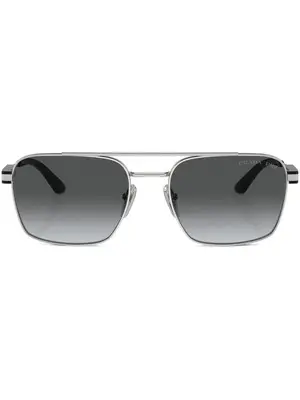 Prada Square-frame Sunglasses - Silver