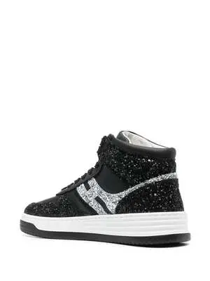 Hogan H630 Basket Hi-top Sneakers - Black