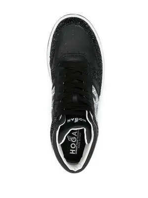 Hogan H630 Basket Hi-top Sneakers - Black