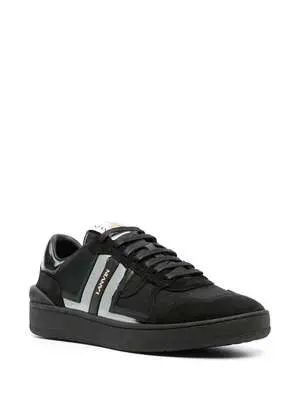 LANVIN Clay Lace-up Sneakers - Black