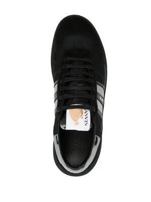LANVIN Clay Lace-up Sneakers - Black