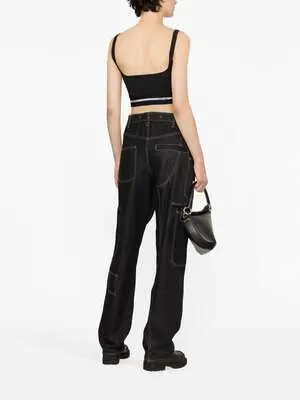Helmut Lang Logo-band Cropped Top