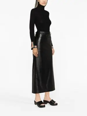 Etro Striped-edge Wool Jumper - Black