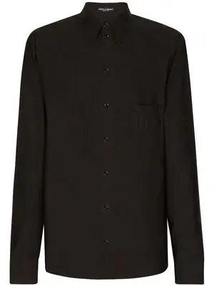 Dolce & Gabbana Logo-motif Cotton-blend Shirt