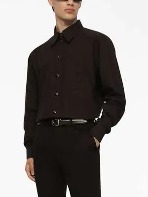 Dolce & Gabbana Logo-motif Cotton-blend Shirt
