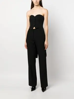 Moschino High-rise Straight-leg Trousers