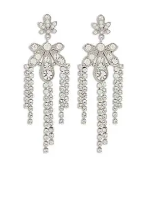 Rabanne Crystal-embellished Chandelier Earrings - Silver
