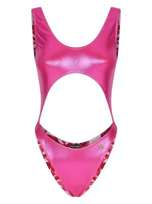 Dolce & Gabbana High-shine Cut-out Swimsuit