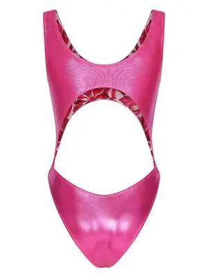 Dolce & Gabbana High-shine Cut-out Swimsuit