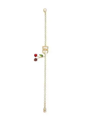 Dolce & Gabbana Logo-charm Chain Bracelet