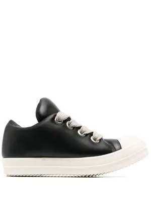 Rick Owens Jumbo Lace-up Padded Sneakers - Black