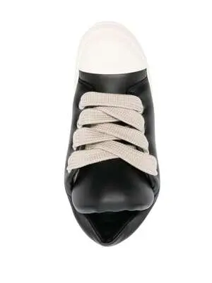 Rick Owens Jumbo Lace-up Padded Sneakers - Black