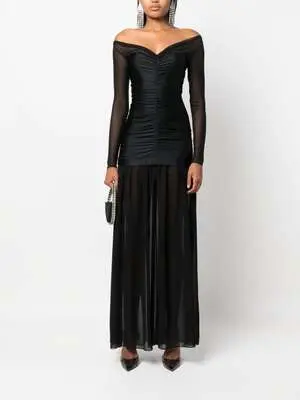 ATU BODY COUTURE Ruched Tulle Gown