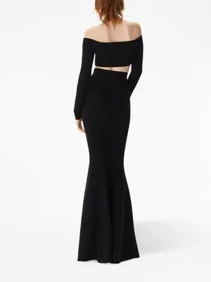 Nina Ricci Off-shoulder Cropped Top