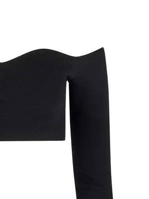 Nina Ricci Off-shoulder Cropped Top