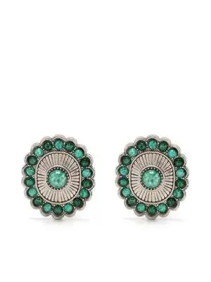 Roberto Cavalli Roberto Cavalli Gemstone Clip-On Earrings D0607