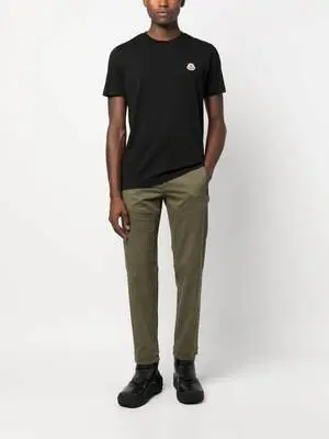 Moncler Logo-patch Twill Trousers