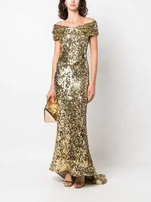 ATU BODY COUTURE Sequin-embellished Gown