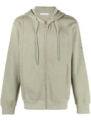 Helmut Lang Zip-up Drawstring Hoodie