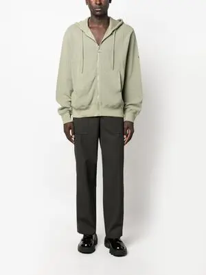 Helmut Lang Zip-up Drawstring Hoodie