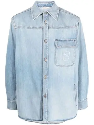 Valentino Garavani Vlogo Denim Shirt