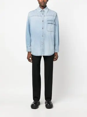 Valentino Garavani Vlogo Denim Shirt